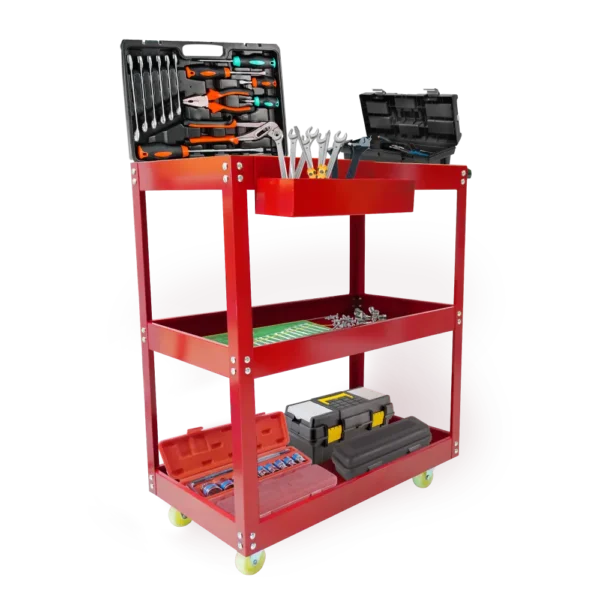 ชั้นวางเครื่องมือรถเข็น3ชั้น Mactech มี3สี ลดราคาเหลือเพียง 999.฿