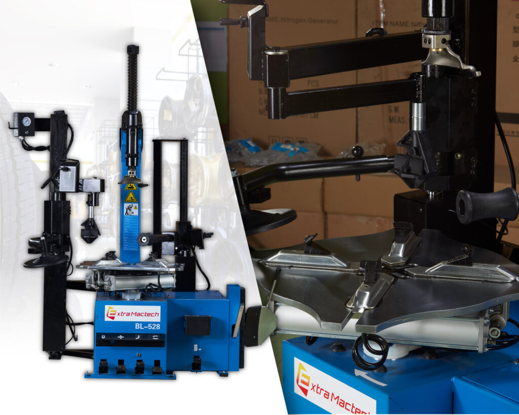 เครื่องถอด-ถ่วงยางรถยนต์ - เอ็กตร้าแมคเทค